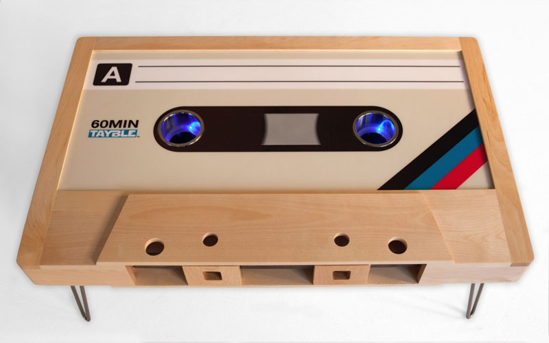 These Retro Cassette Tape Coffee Tables are Awesome » TwistedSifter