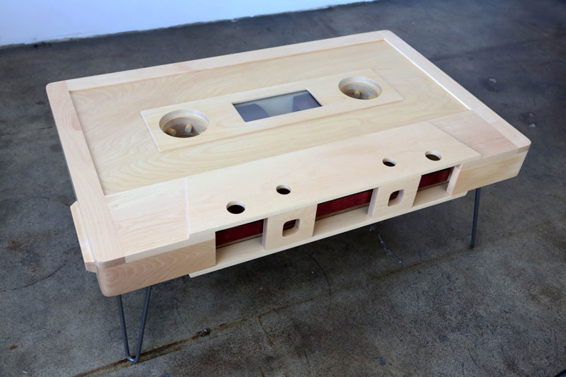 These Retro Cassette Tape Coffee Tables are Awesome » TwistedSifter