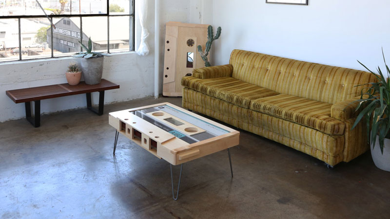 These Retro Cassette Tape Coffee Tables are Awesome » TwistedSifter