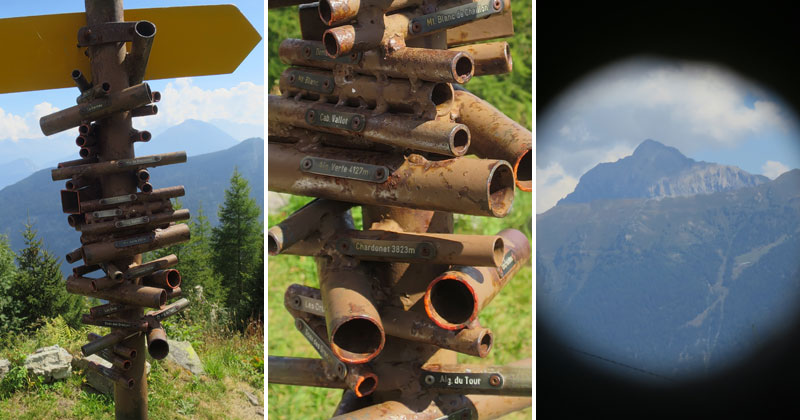Clever Swiss Direction Sign Doubles as Viewfinder for Nearby Mountains ...