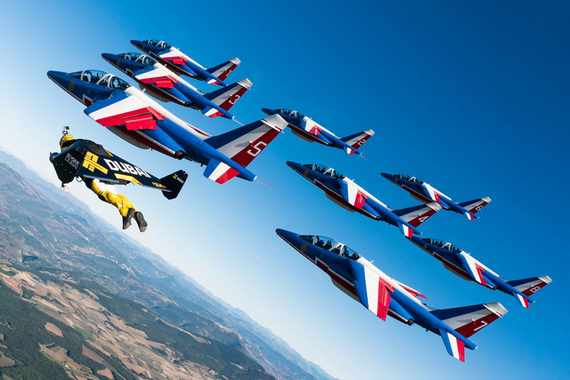 Three Jetmen Go For a Cruise with the French Acrobatic Patrol ...