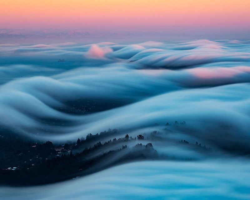 Photographer Captures Fog Waves That Look Like Oceans in the Sky ...
