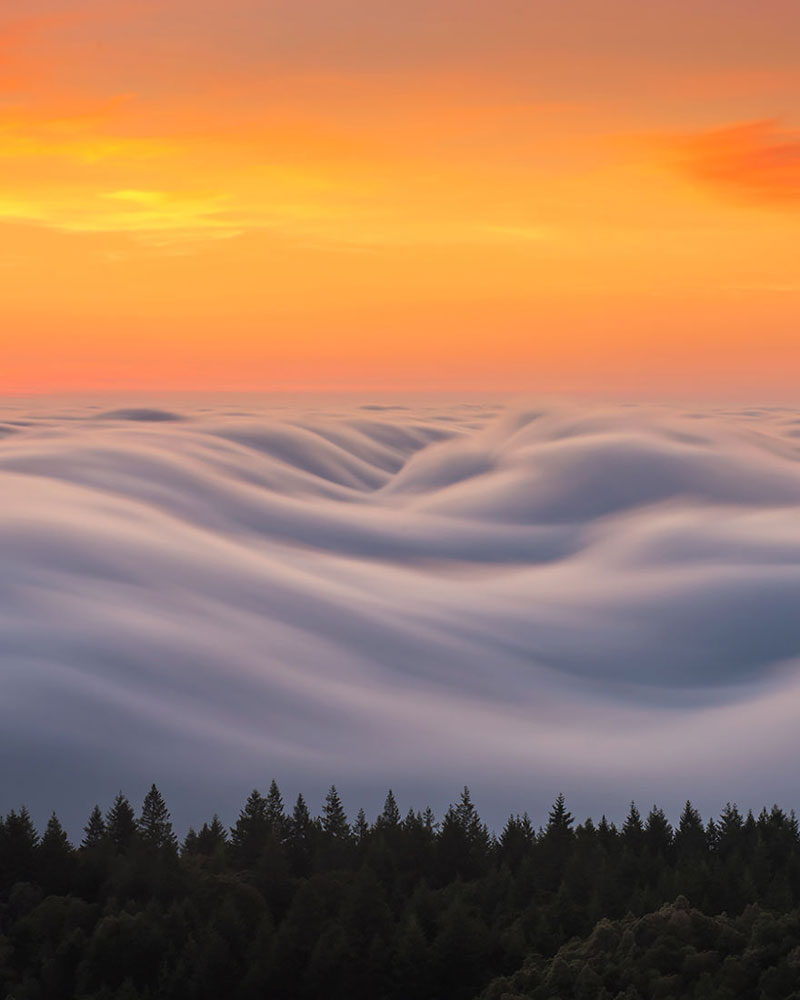 Photographer Captures Fog Waves That Look Like Oceans in the Sky ...