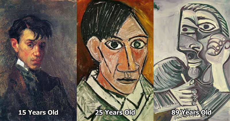 Picasso’s Self-Portraits from 15 Years Old to 90 Year Old » TwistedSifter