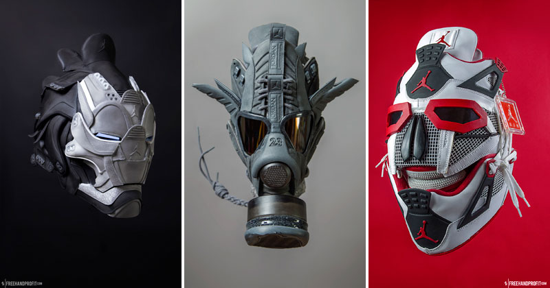Send This Guy Your Kicks and He’ll Turn Them Into a Crazy Mask ...