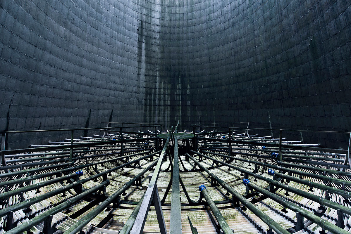 The Insides of these Abandoned Cooling Towers Look Straight Out of a Sci-Fi Film » TwistedSifter