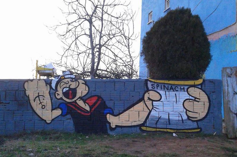 Picture of the Day: Popeye Spinach Tree » TwistedSifter