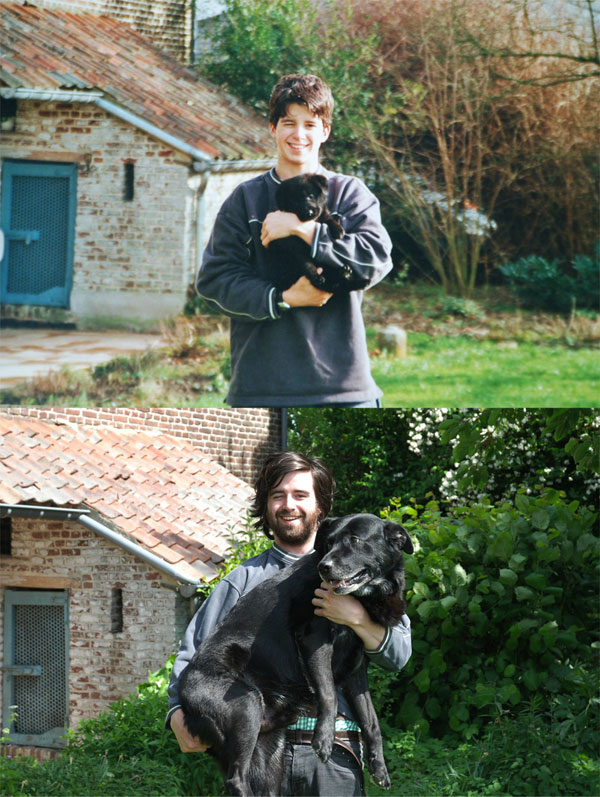 18 ‘Then and Now’ Photos of Puppies/Dogs That Will Restore Your Faith ...