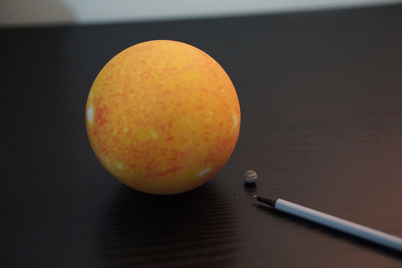 3D-Printed, Scale Model of the Solar System Fits in the Palm of Your ...
