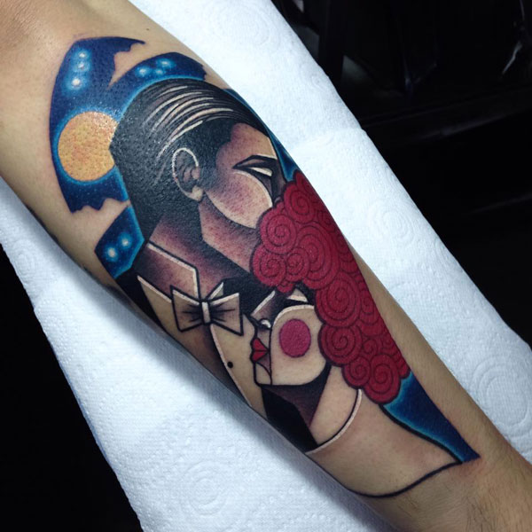 18 Awesome Abstract and Cubist Style Tattoos by Mike Boyd » TwistedSifter