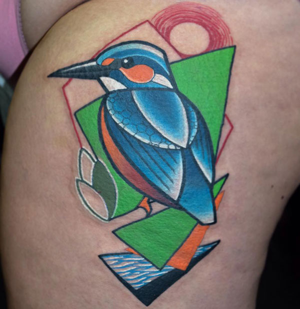 18 Awesome Abstract and Cubist Style Tattoos by Mike Boyd - TwistedSifter