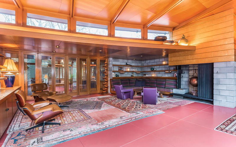 Frank Lloyd Wright’s One-of-a-Kind Hemicycle House Goes on Sale ...