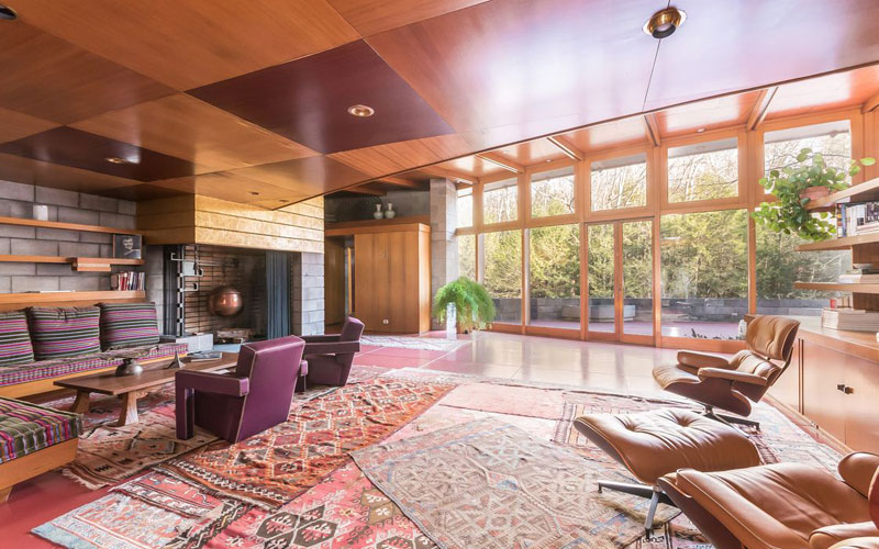 Frank Lloyd Wright’s One-of-a-Kind Hemicycle House Goes on Sale ...