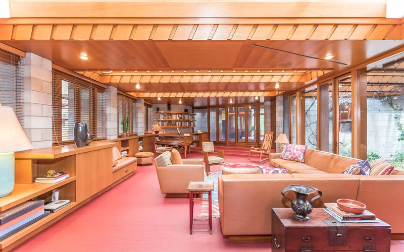 Frank Lloyd Wright’s One-of-a-Kind Hemicycle House Goes on Sale ...