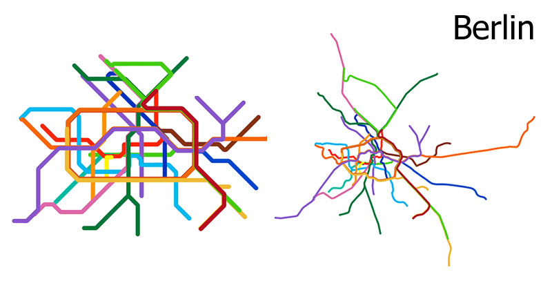 15 Subway Maps Compared to Their Actual Geography » TwistedSifter