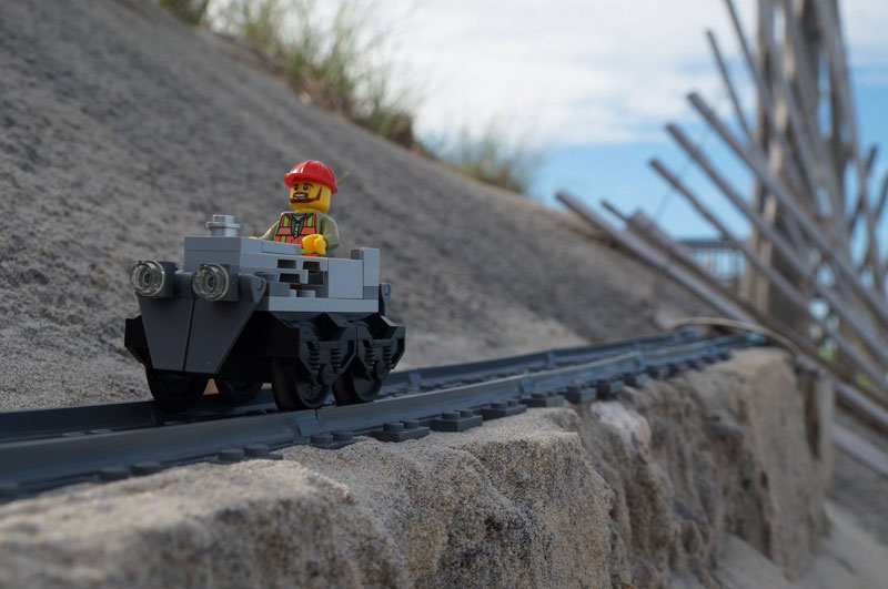 This Lego Sand Roller Coaster on the Beach is Awesome » TwistedSifter