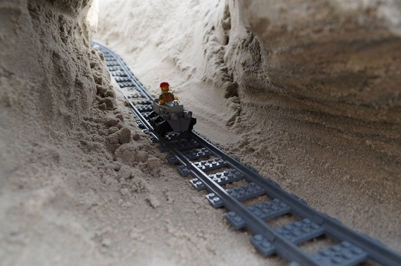 This Lego Sand Roller Coaster on the Beach is Awesome » TwistedSifter
