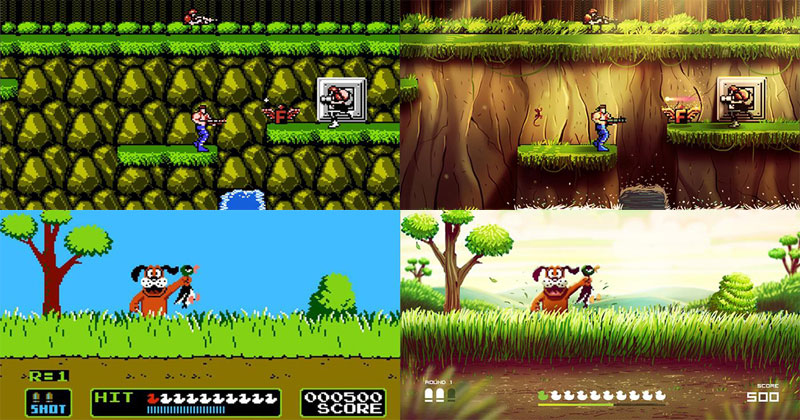 Andrés Moncayo Paints Over Screenshots of Classic NES Games [Nostalgia ...