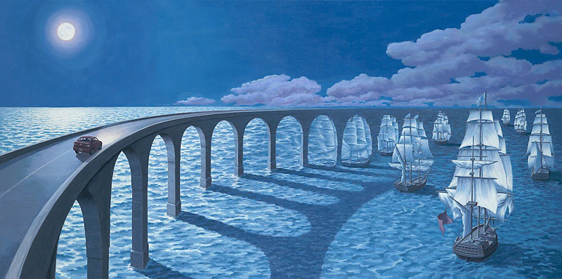 12 Mind Bending 'Magic Realism' Paintings by Rob Gonsalves - TwistedSifter