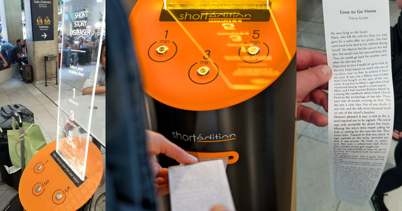 This Machine Prints Free Short Stories for You to Read While You Wait ...