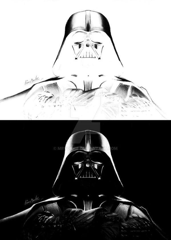 Trippy Negative Pencil Drawings by Liam York » TwistedSifter