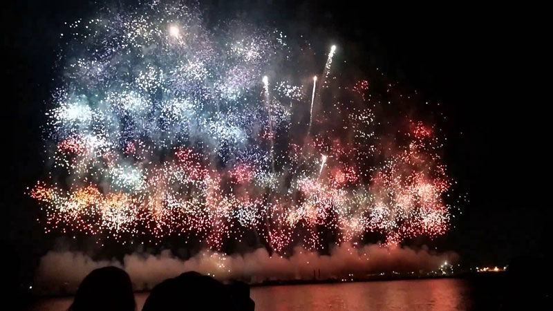 This World Record Fireworks Display Creates the American Flag ...