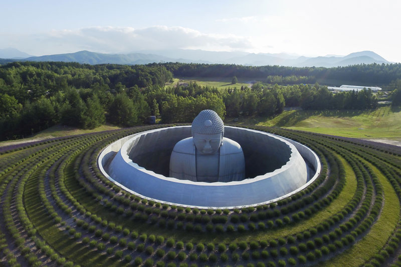 The Hidden Buddha Surrounded by a Hill of 150,000 Lavenders » TwistedSifter
