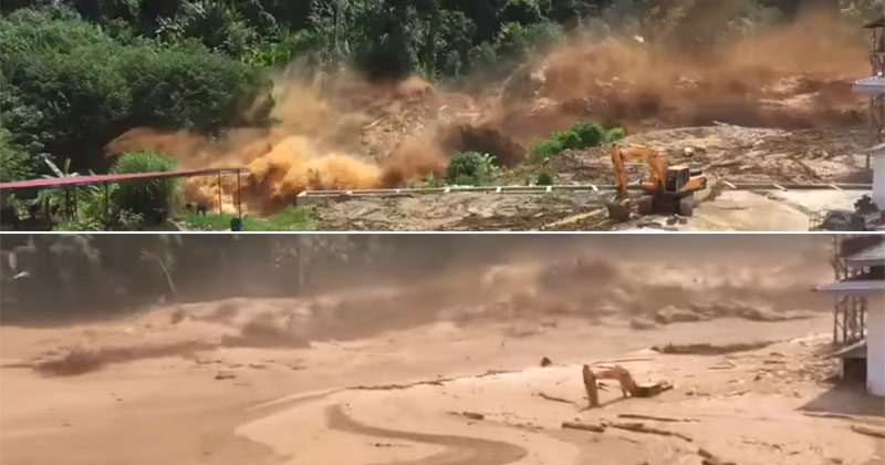 Terrifying Footage Shows the Moment a Dam in Laos Collapses » TwistedSifter