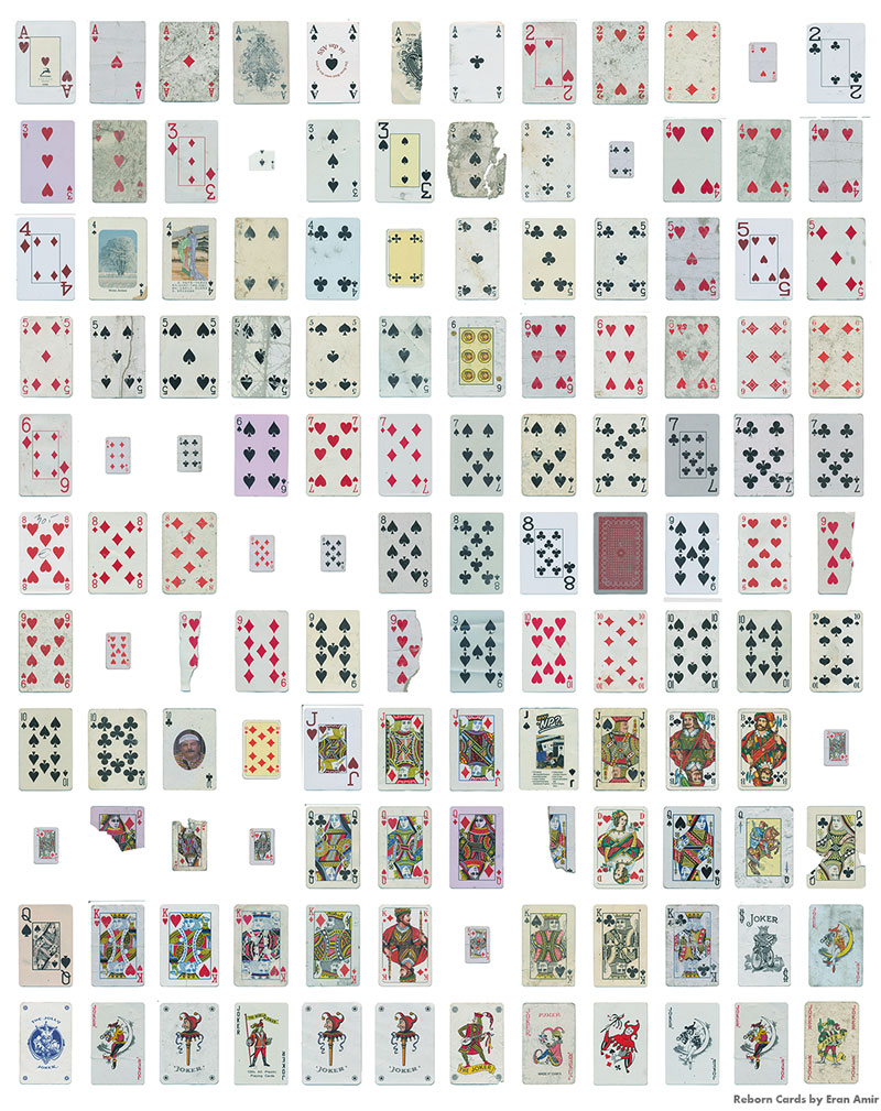 Guy Completes Full Playing Card Deck from Randomly Found Cards Around ...