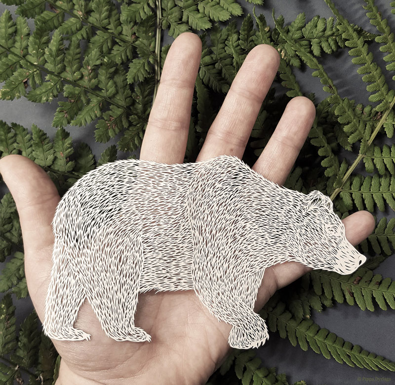 Amazing Hand Cut Paper Animals by Pippa Dyrlaga » TwistedSifter