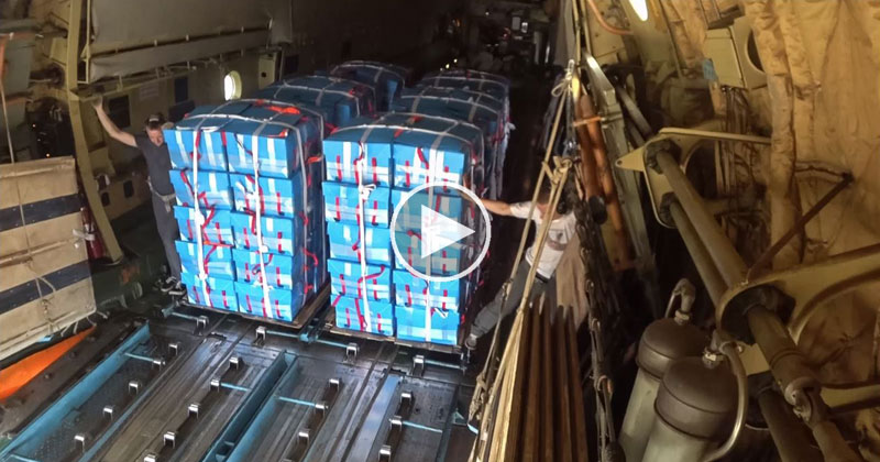 What Air Dropping Food to South Sudan Looks Like - TwistedSifter