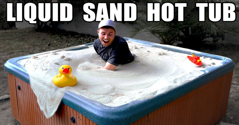A Liquid Sand Hot Tub Looks as Interesting as It Sounds - TwistedSifter