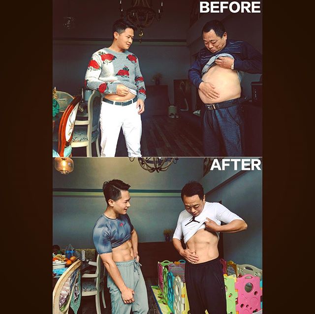 Father and Son Decide to Get in Shape Together (9 Pics) » TwistedSifter