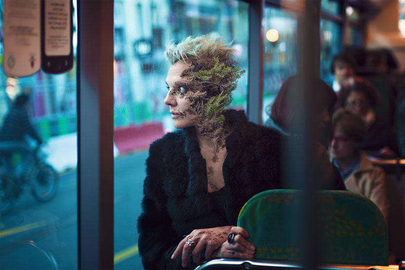 7 Surreal Portraits of Plants Taking Over Faces » TwistedSifter