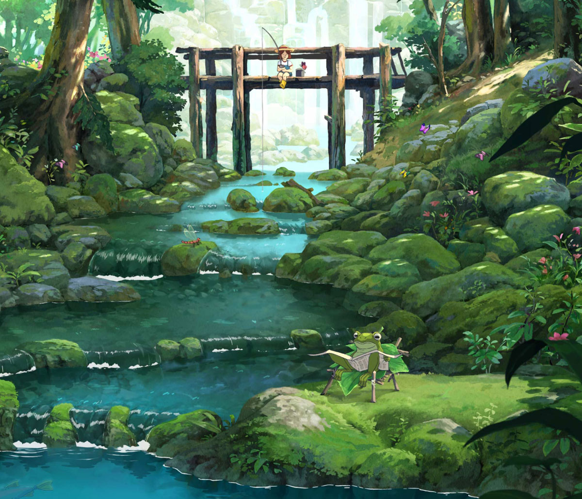 The Artwork for Oregon’s Anime-Inspired Tourism Spot is Beautiful ...
