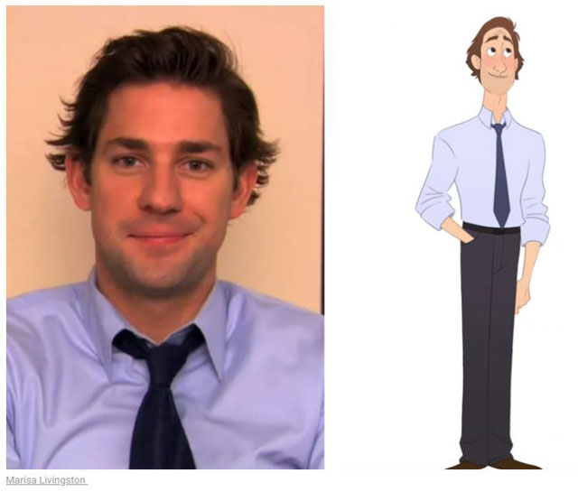 What Each Character Would Look Like in a Cartoon Version of The Office ...