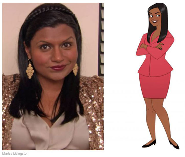 What Each Character Would Look Like in a Cartoon Version of The Office ...