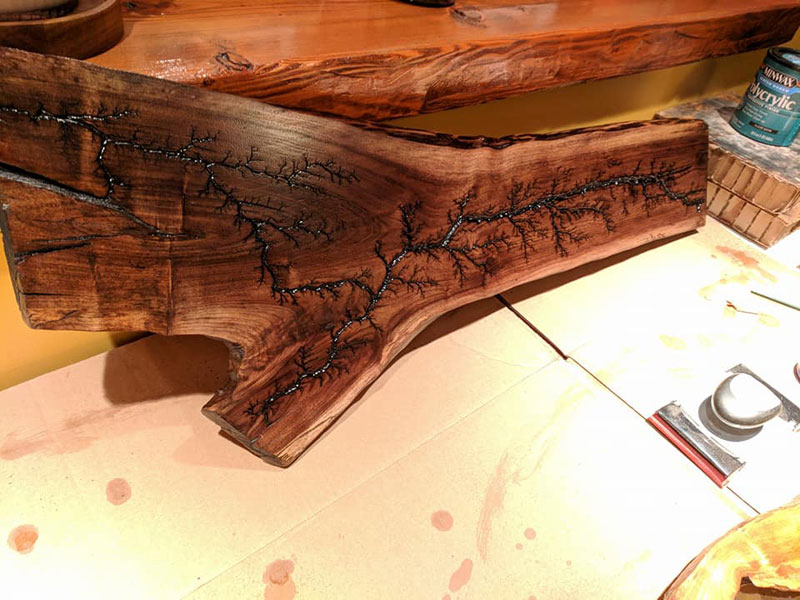 This Artist Burns Fractals Into Wood and Then Turns It Into Furniture ...