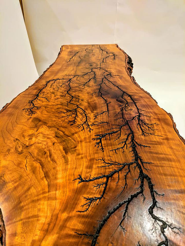 This Artist Burns Fractals Into Wood and Then Turns It Into Furniture ...