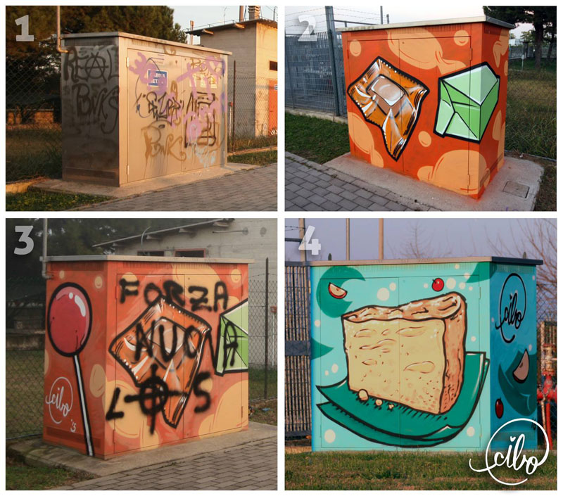 This Street Artist is Fighting Nazis With Giant Images of Food ...