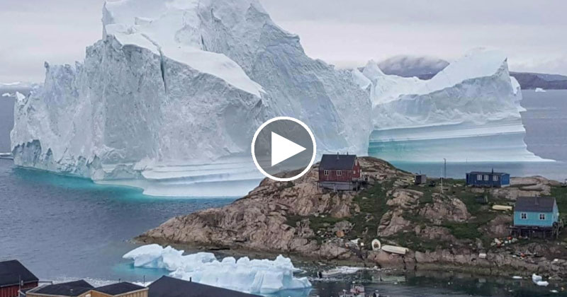 Incredible Timelapse Shows 300 ft Tall Iceberg Drift Perilously Past ...