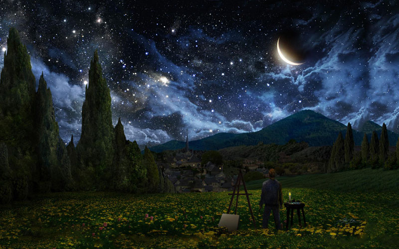 The 10 Best Starry Night Mashups on the Web » TwistedSifter