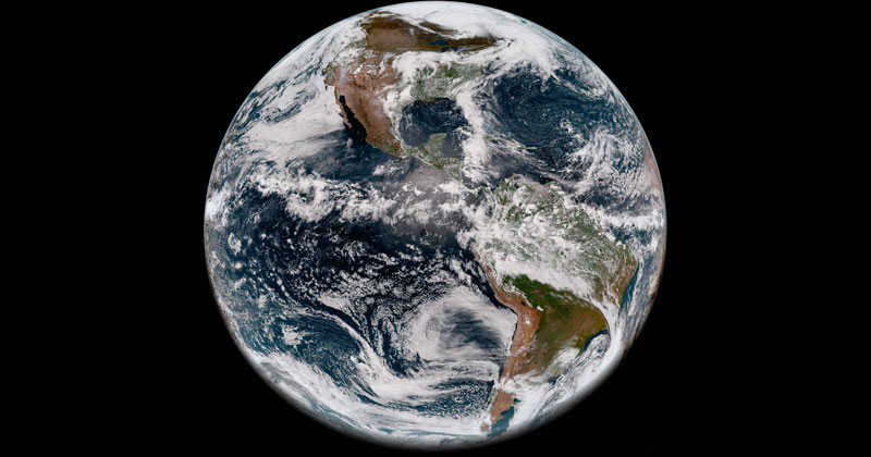 Full Disk Image of Earth’s Western Hemisphere Taken May 20, 2018 ...