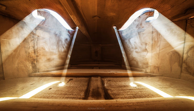 Amazing Photos from the Inside of a Cello » TwistedSifter