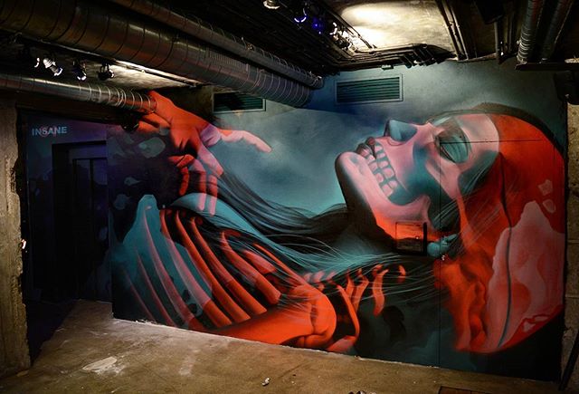 Double Exposure Murals That Show Multiple Artworks with 3D Glasses ...