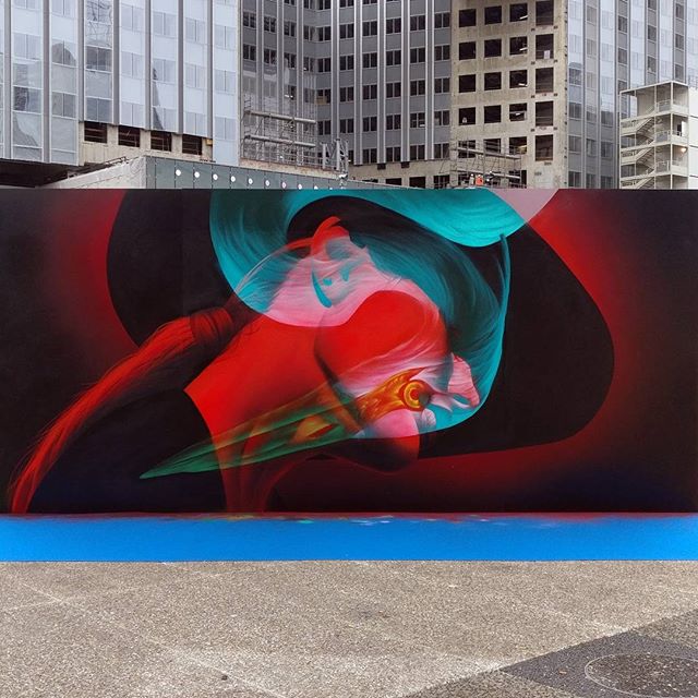 Double Exposure Murals That Show Multiple Artworks with 3D Glasses ...