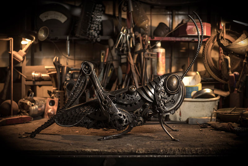 Alan Williams Recycles Discarded Metal Into Awesome Animal Sculptures ...