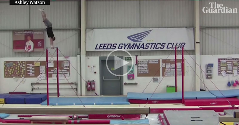 Gymnast Sets Horizontal Bar Backflip World Record with 20 ft Leap ...