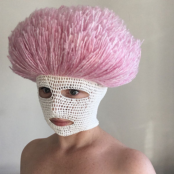 Artist Crochets Balaclavas, Then Turns Them Into Wild Masks With Yarn ...