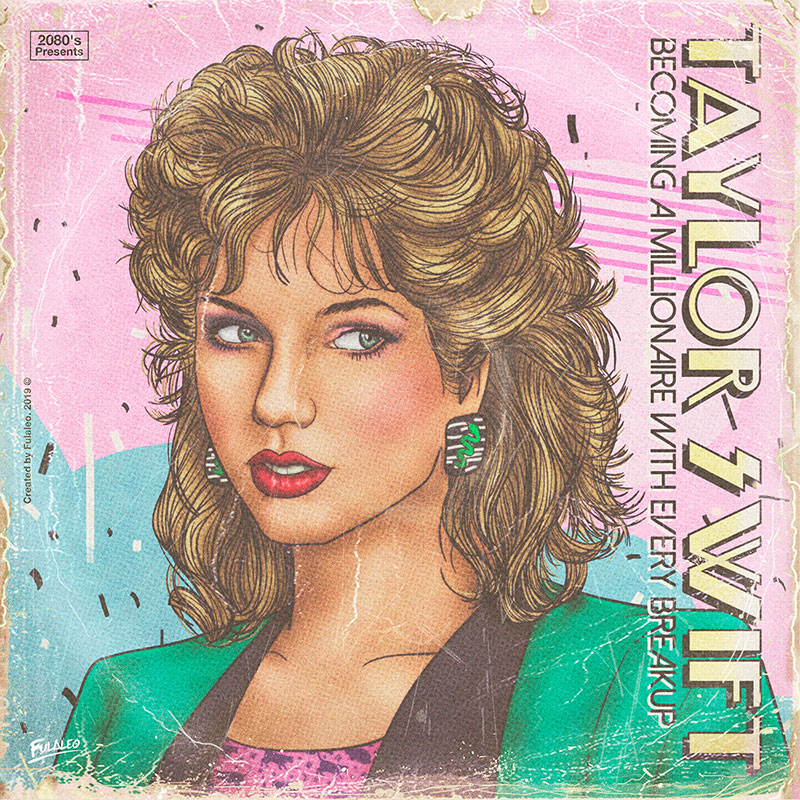 These Retro 80s Album Covers of Today’s Pop Stars are Totally Radical ...